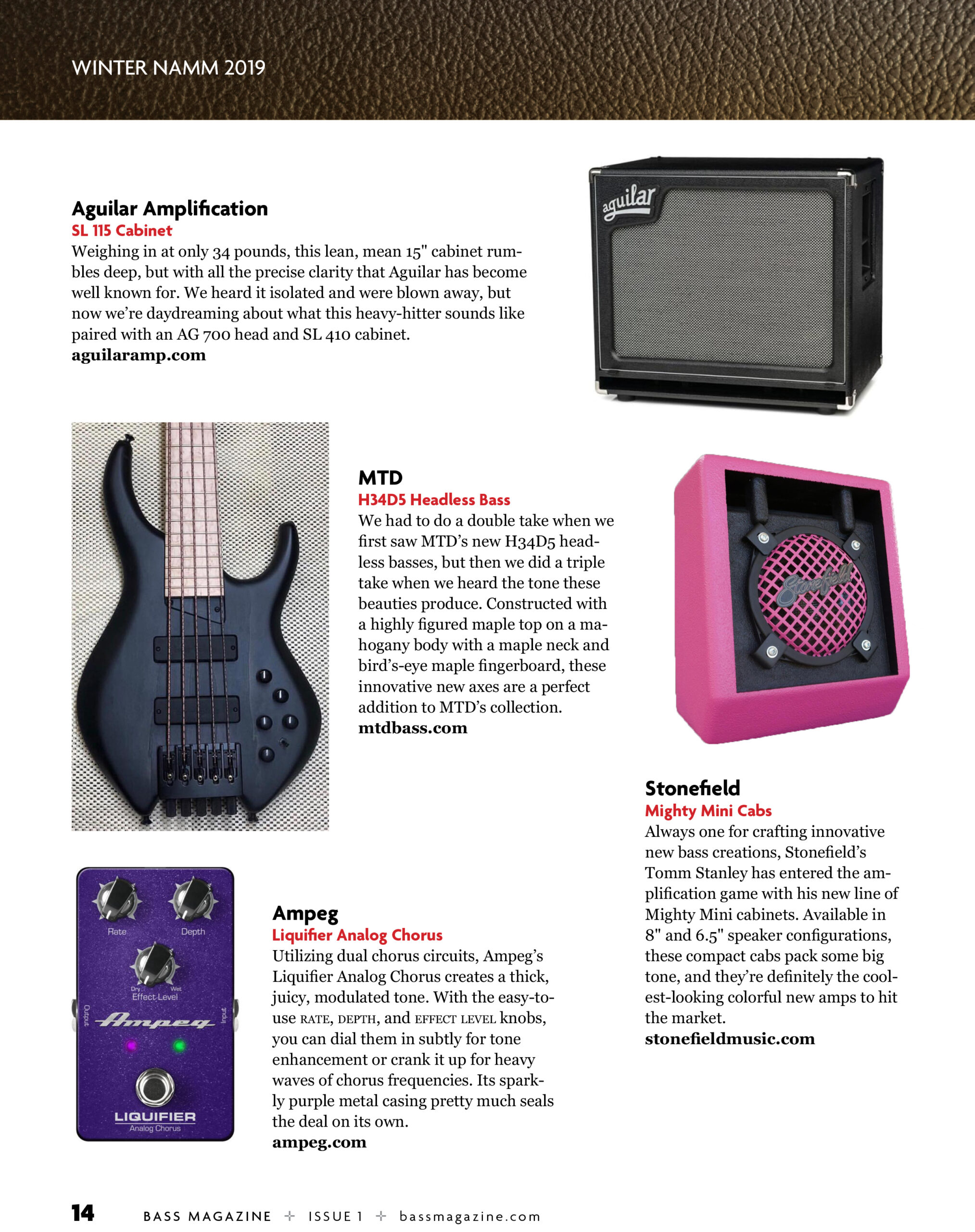 What’s Next? Bass Magazine’s 2019 Winter NAMM Wrap-Up - Bass Magazine