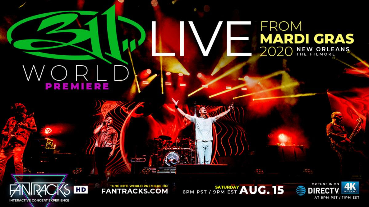 311 Celebrates 30th Anniversary With Streamed Mardi Gras Concert - Bass ...
