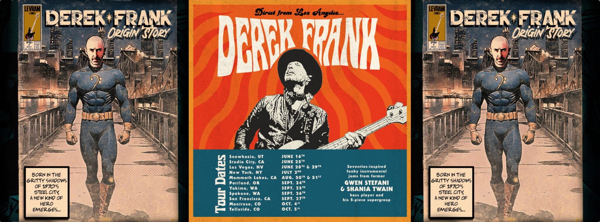 Derek Frank Band Announces Tour Dates - Bass Magazine